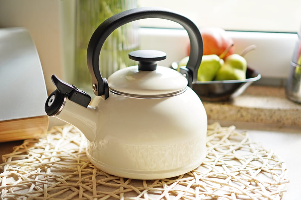 Czajnik emaliowany Forchetto Retro Cremoso 1.6l Eskot